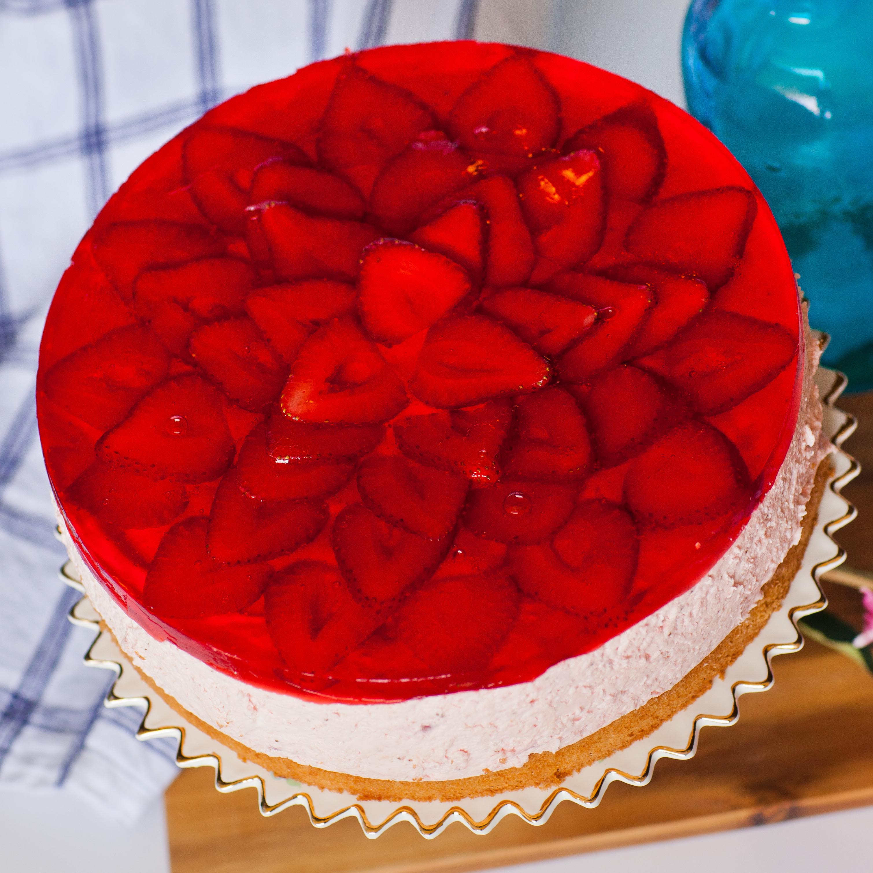 Strawberry Mousse Cake Tatyanas Everyday Food